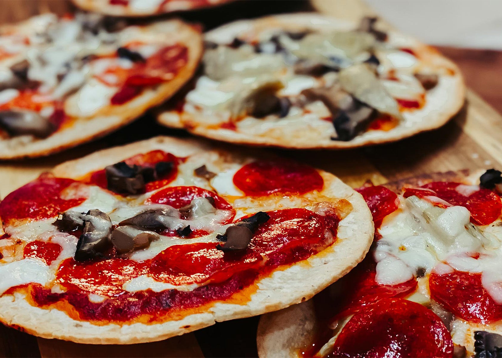 Mini Tortilla Pizzas – Gateway Drum Smokers